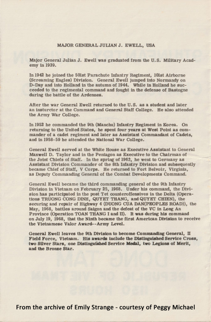 Memorabilia Monday #7 – See a 9th Infantry Division Change of Command ...